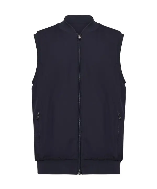 Fedeli Sleeveless Zip-up Vest
