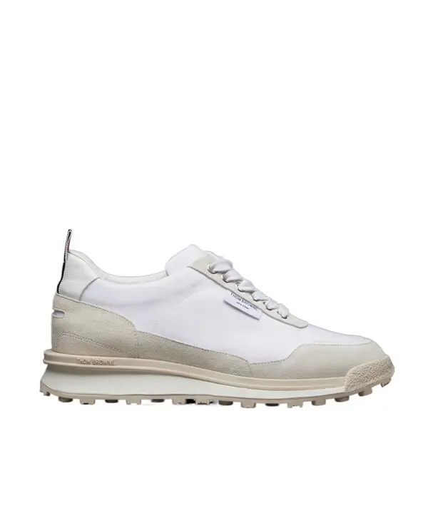 Thom Browne Tech Lace-up Runner Sneakers - White