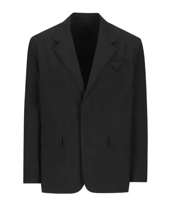 Prada Single-breasted Tailored Blazer - Black