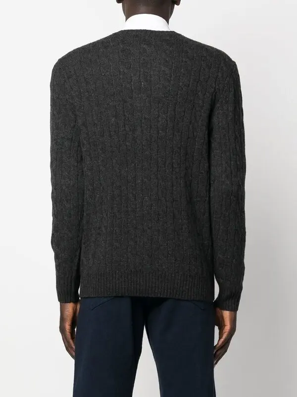 Polo Ralph Lauren Cable-knit Wool-cashmere Sweater
