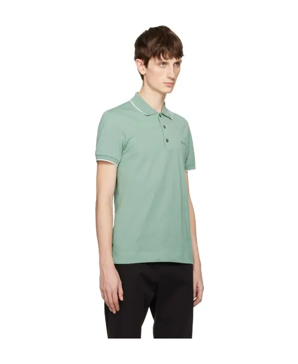 Zegna Logo Embroidered Polo Shirt