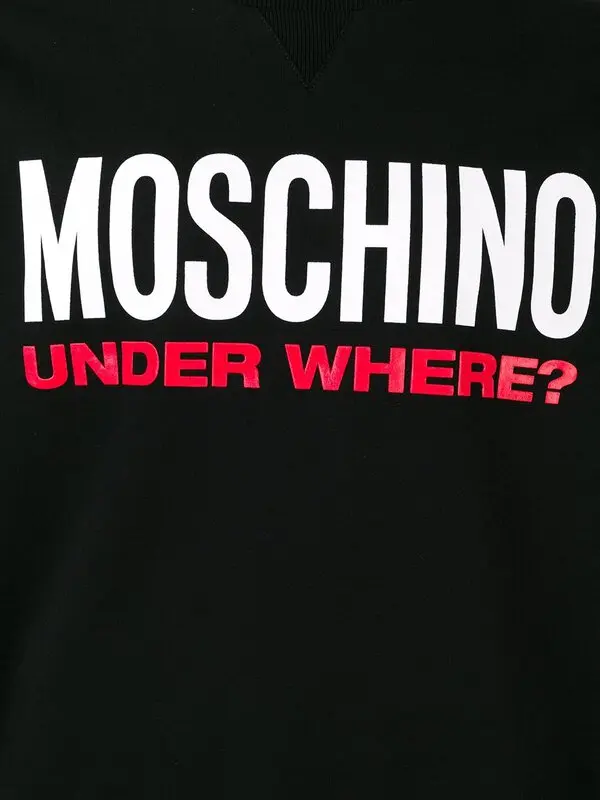 Moschino Tape Pullover Hoodie