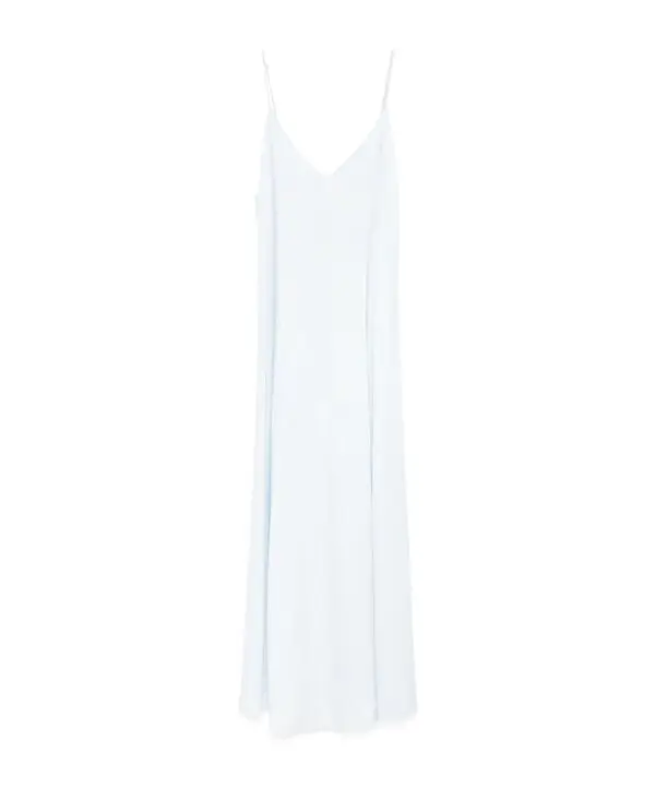 FORTE_FORTE V-neck Slip Dress - White