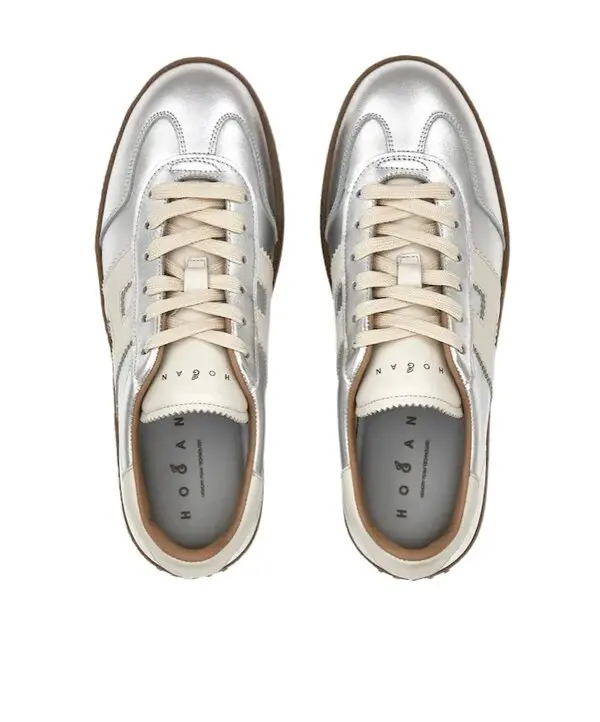 Hogan Platform Sneakers - Silver