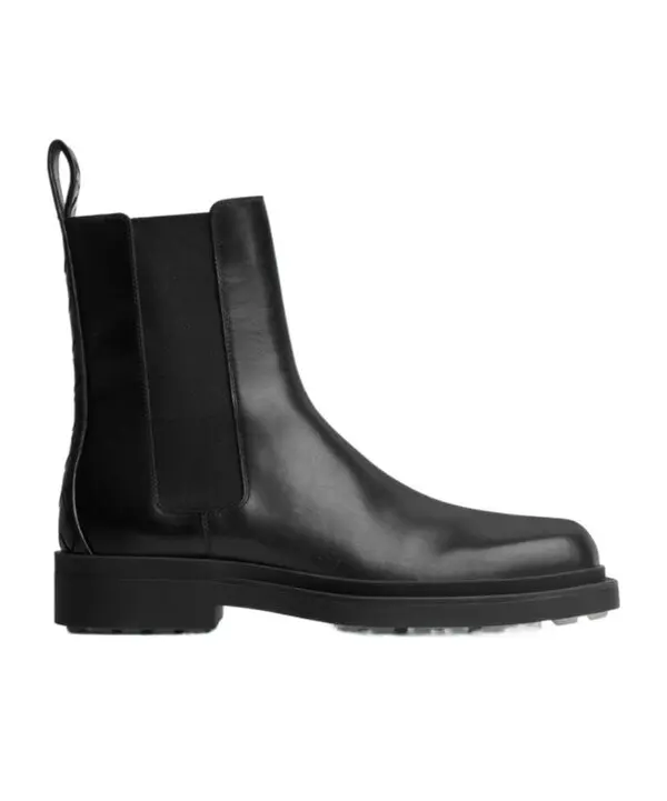 Bottega Veneta Ben Chelsea Square Toe Boots - Black