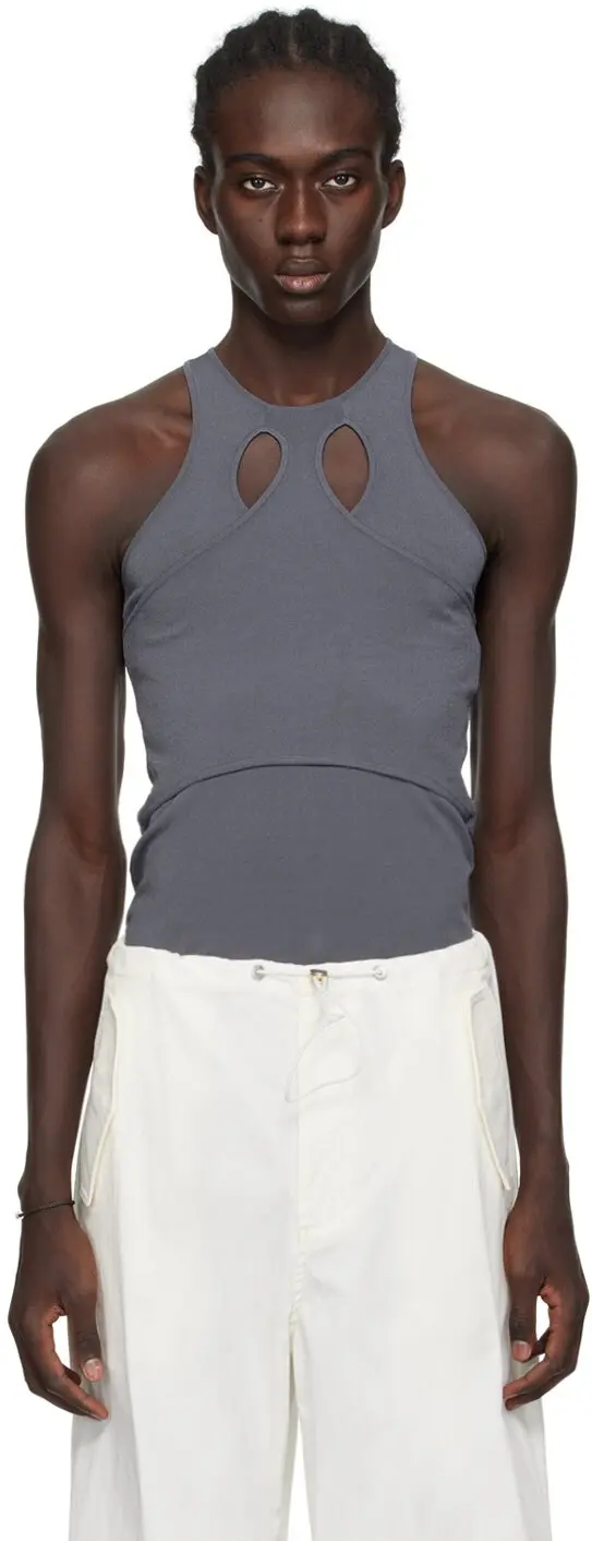 DION LEE Mobius Loop Cut-out Tank Top