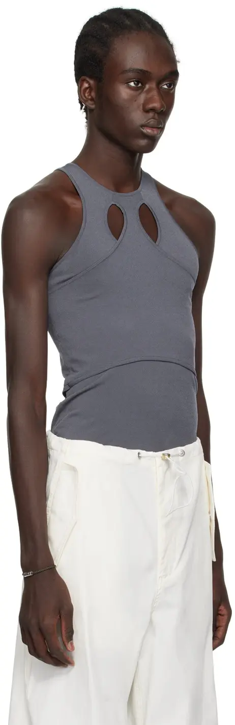 DION LEE Mobius Loop Cut-out Tank Top
