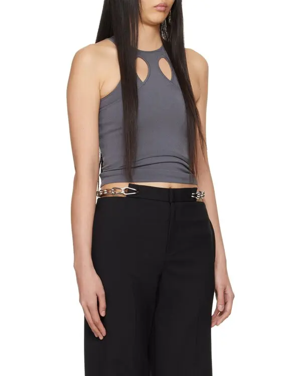 DION LEE Mobius Loop Cut-out Tank Top