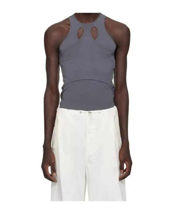 DION LEE Mobius Loop Cut-out Tank Top