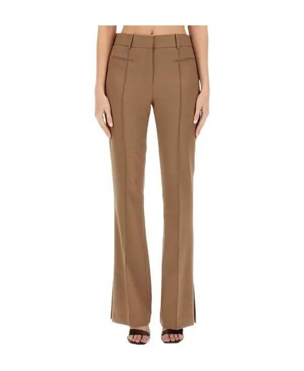 Helmut Lang Boot-cut Tailored Trousers - Brown