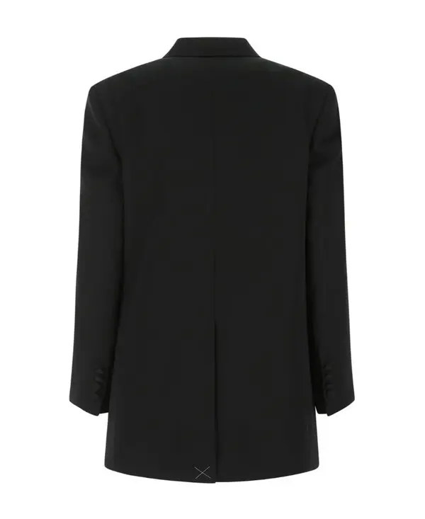 LANVIN Single-breasted Blazer With Logo Lapel