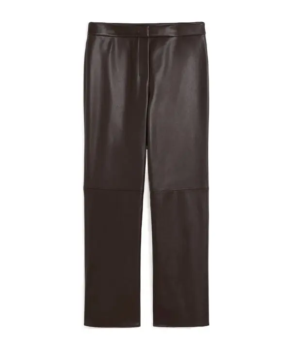 Max Mara Sublime Straight Leg Pants - Chocolate-colored