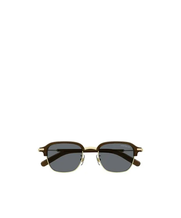 Montblanc Eyewear Square Frame Sunglasses - Gray
