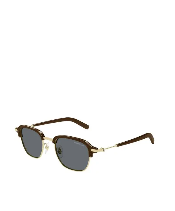 Montblanc Eyewear Square Frame Sunglasses - Gray