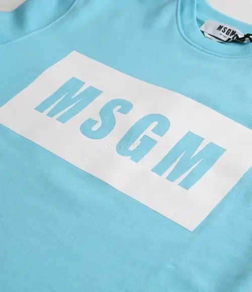MSGM Logo Sweatshirt - Blue