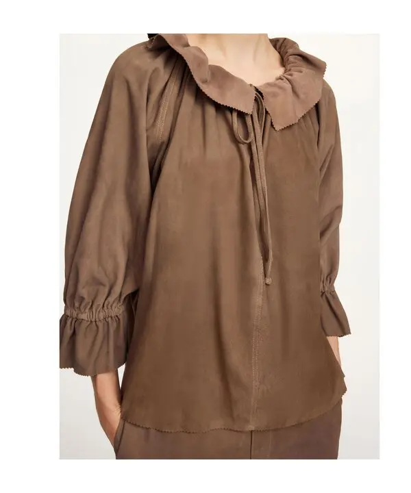 BY MALENE BIRGER Dicte Blouse - Chocolate Chip
