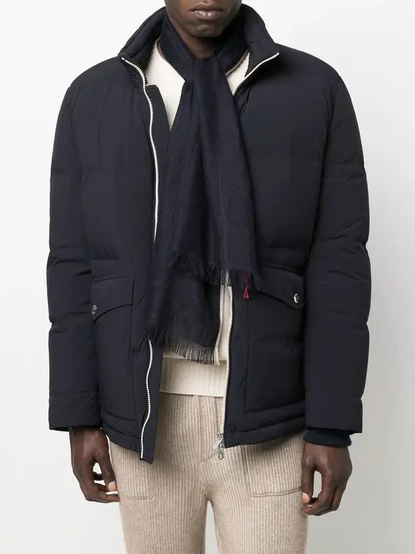 Brunello Cucinelli Fringed Edge Scarf
