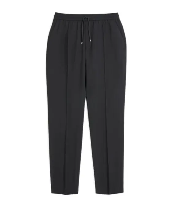 Valentino Garavani Drawstring Straight Fit Trousers - Black