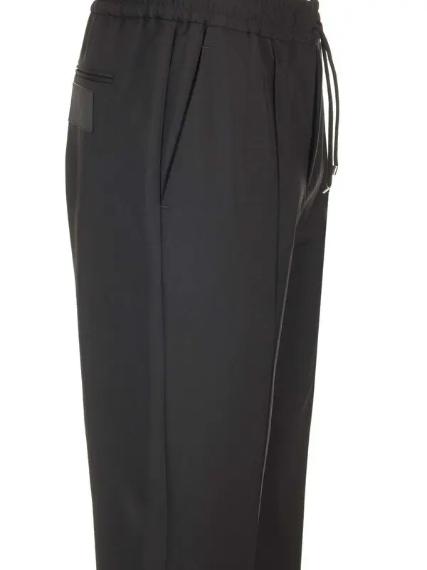 Valentino Garavani Drawstring Straight Fit Trousers