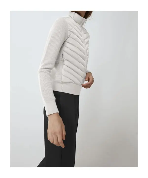 Canada Goose Hybridge Panelled High-neck Jacket - Cottongrass