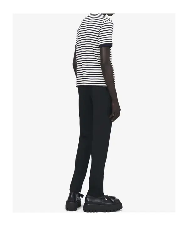 Alexander McQueen Short Sleeved Striped Polo Shirt