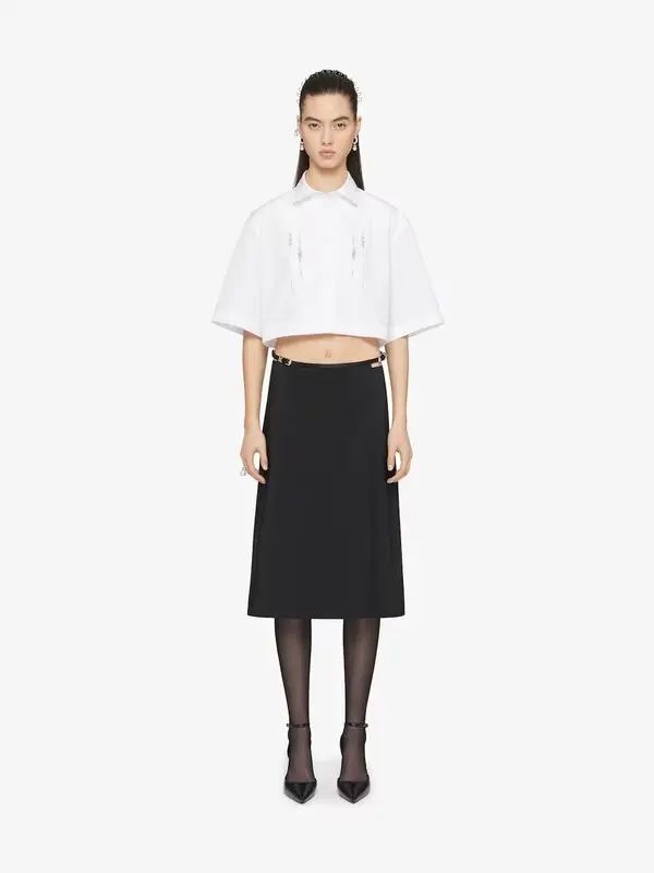 Givenchy Voyou Wrap Skirt - Black
