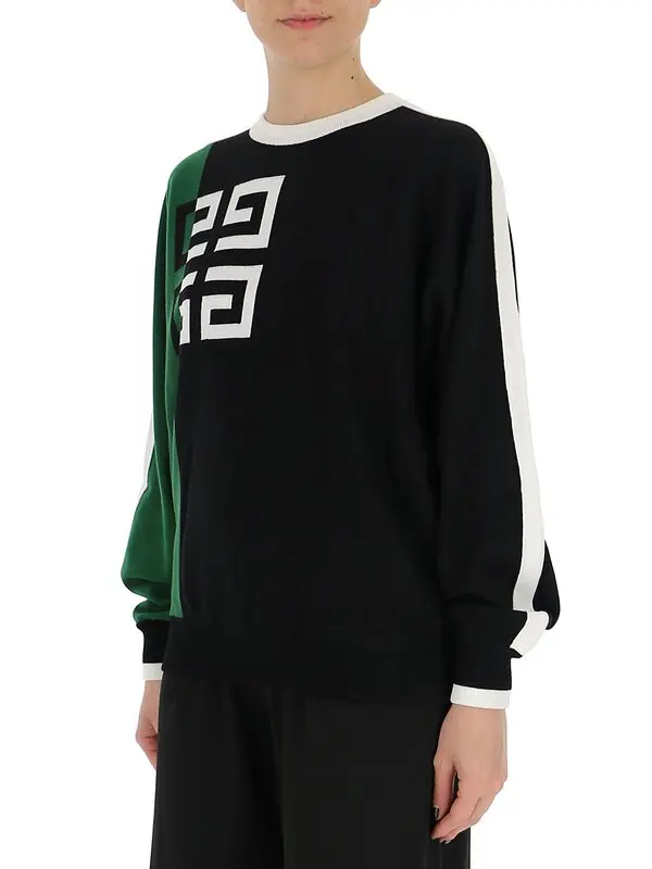 Givenchy Color Block Wool Sweater