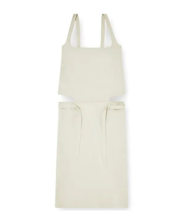 DIESEL® D-sana Square Neck Midi Dress - Beige