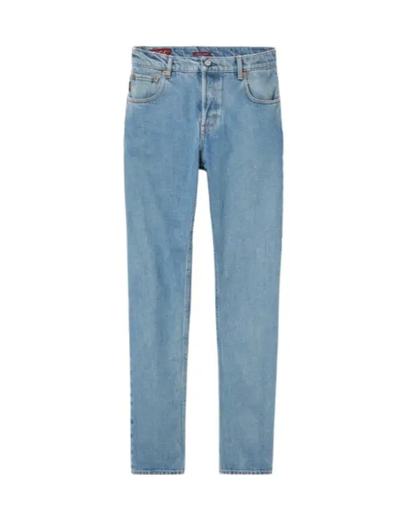Gucci Straight-leg Jeans With Webbing Detail - Blue