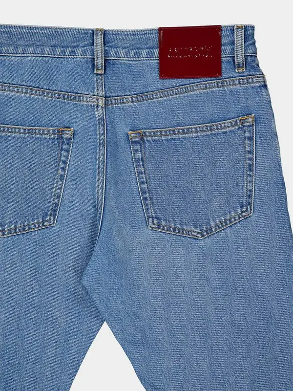 Gucci Straight-leg Jeans With Webbing Detail