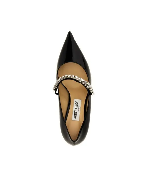 JIMMY CHOO Jewel Strap Pointed Toe Pumps