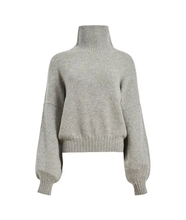 Khaite Morris Roll Neck Jumper - Granite