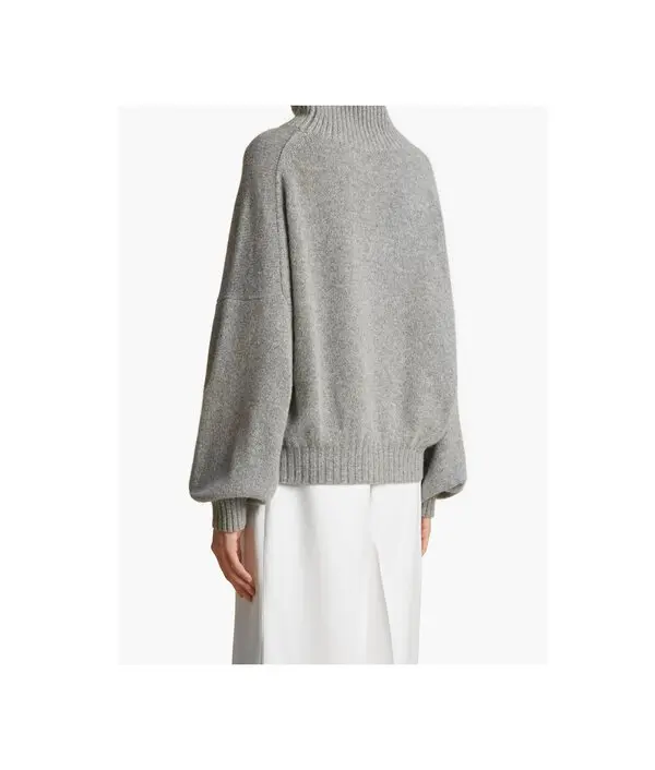 Khaite Morris Roll Neck Jumper - Granite