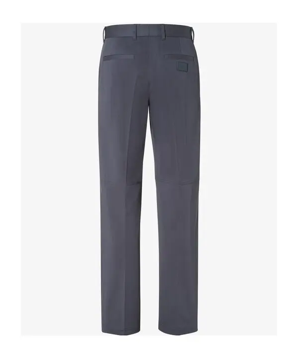Fendi Logo Plaque Tailored Trousers - Blue