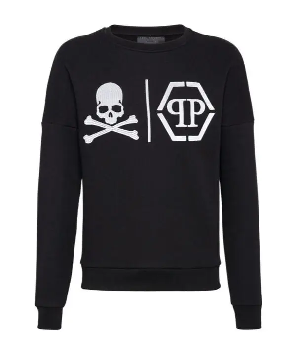 Philipp Plein Skull & Pp Logo Sweatshirt