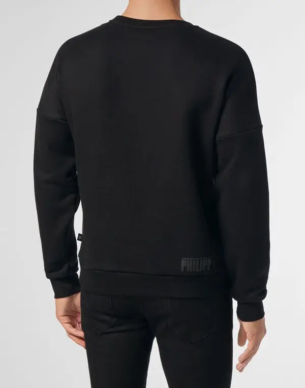 Philipp Plein Skull & Pp Logo Sweatshirt
