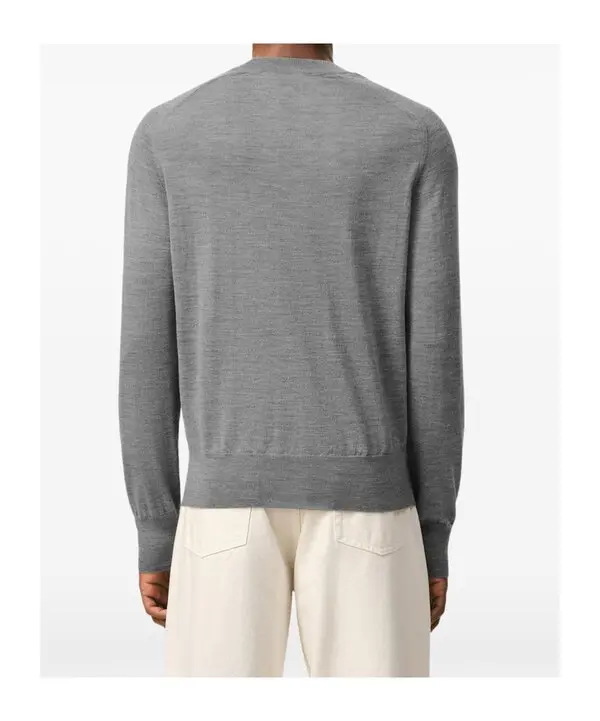 AMI Paris De Coeur Crewneck Sweater - Grey