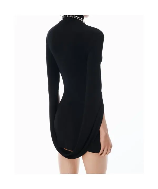 Alexander Wang Draped Asymmetrical Mini Dress
