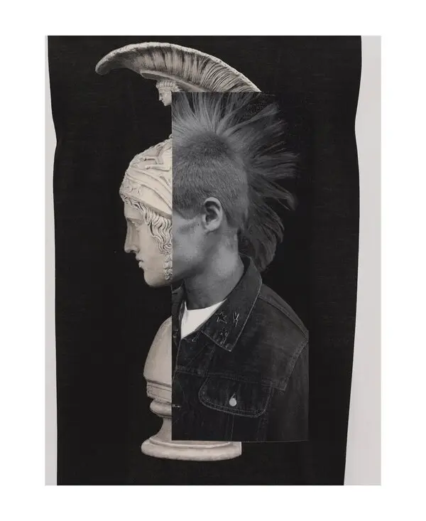 Neil Barrett Mohawk Warrior Print T-shirt