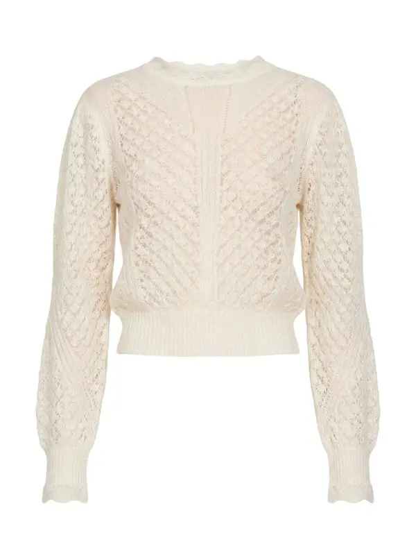 TWINSET Long-sleeved Crewneck Jumper With Embroidered Graphic