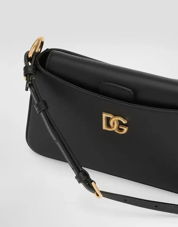 Dolce & Gabbana Dolce Gabbana Logo Plaque Phone Bag - Black