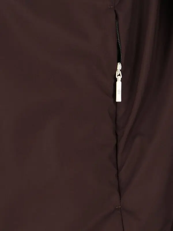 Moncler Fegeos Zip-up Hooded Jacket - Brown