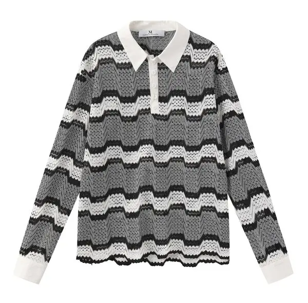 Marissa Chiara Striped Polo Shirt