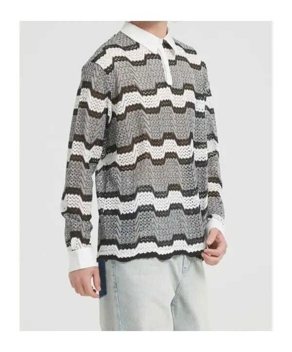 Marissa Chiara Striped Polo Shirt