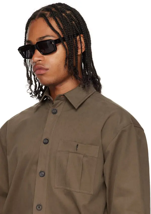 CUTLER  GROSS Cutler And Gross 9495 Rectangular Sunglasses