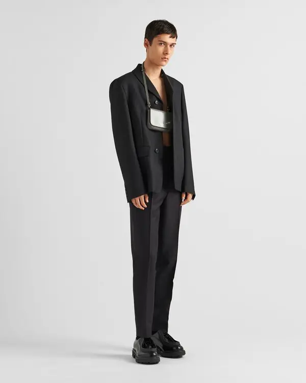 Prada Tapered-leg Trousers - Black