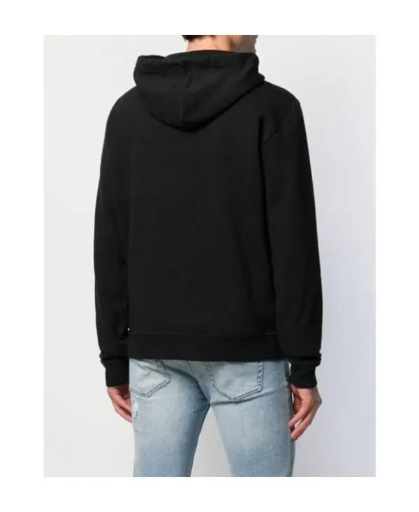 Saint Laurent Star Logo Print Hoodie