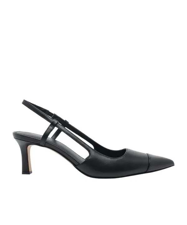 Michael Kors Alora Leather Slingback Pumps