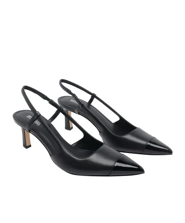Michael Kors Alora Leather Slingback Pumps