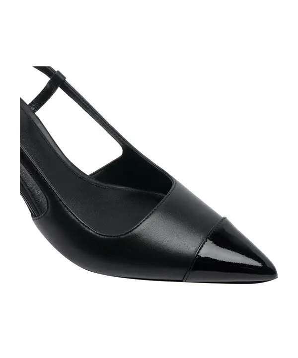 Michael Kors Alora Leather Slingback Pumps